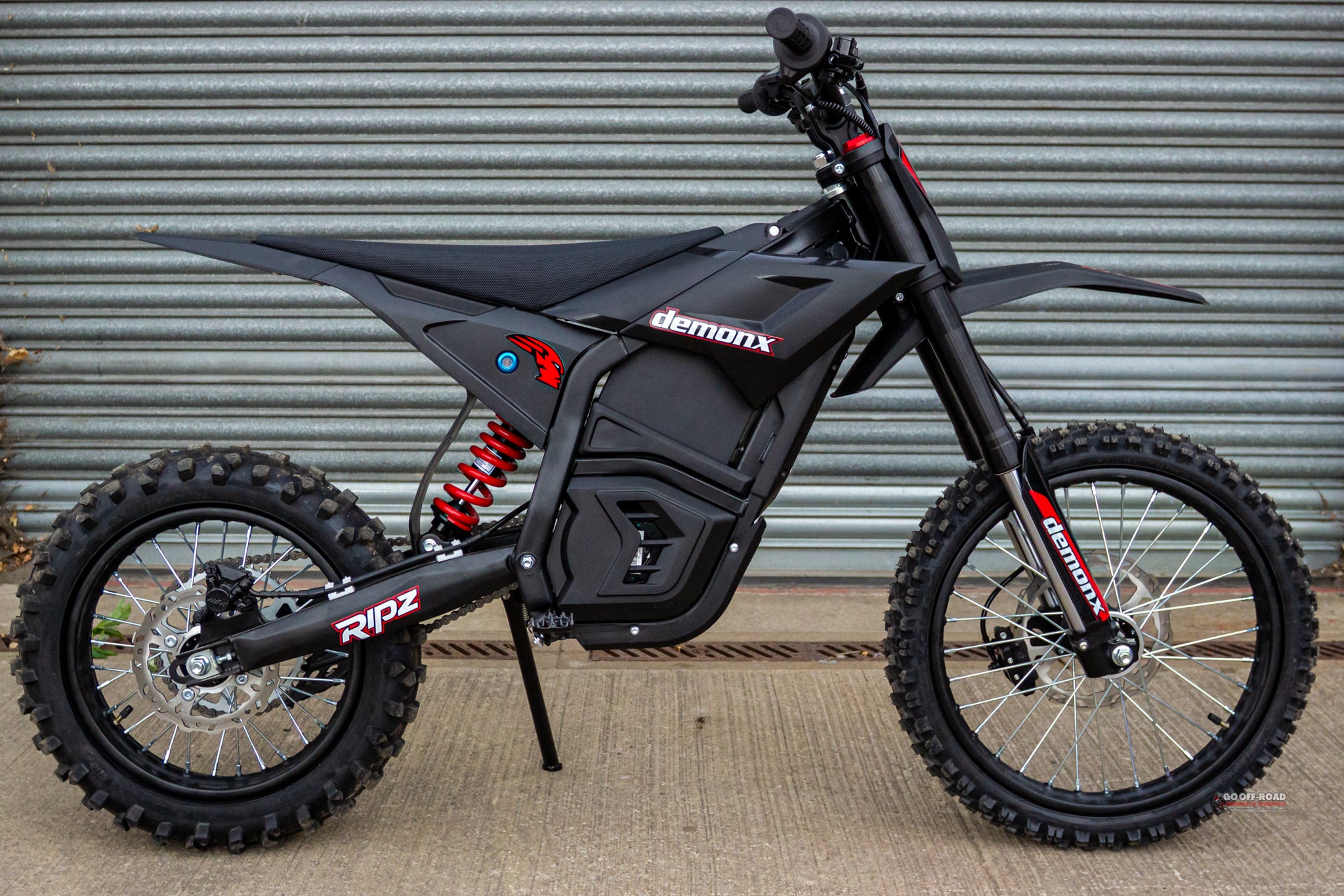 DEMON X RIPZ 72V ELECTRIC BIKE 17" / 14" – Go Off Road Barnsley