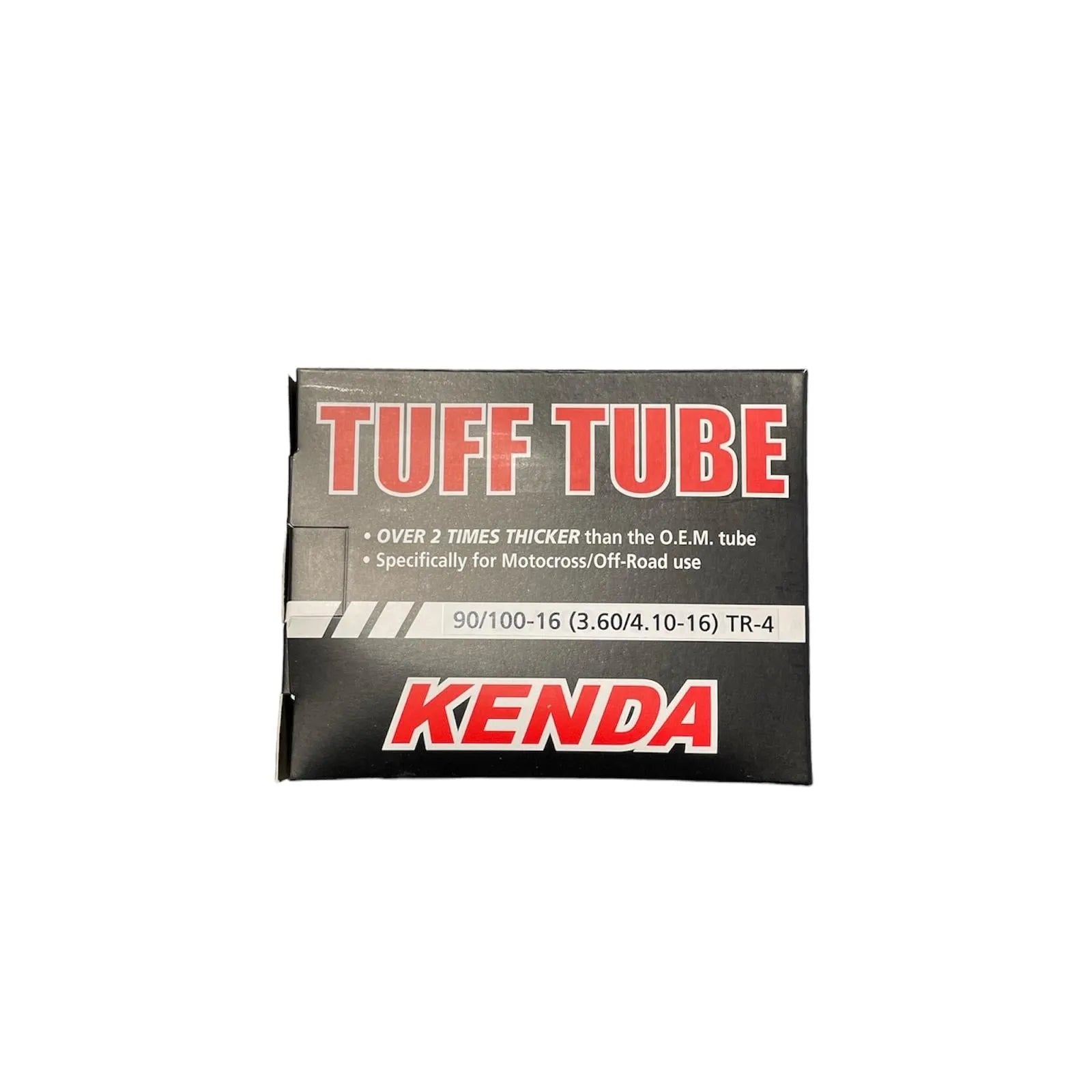 KENDA TUFF TUBE 90/100-16(3.50-16) TR-6, Black – Go Off Road Barnsley